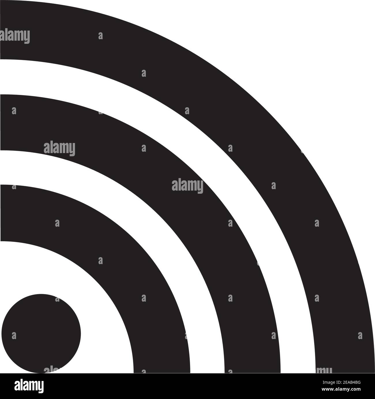 wi-fi icon. internet icon vector Stock Vector Image & Art - Alamy