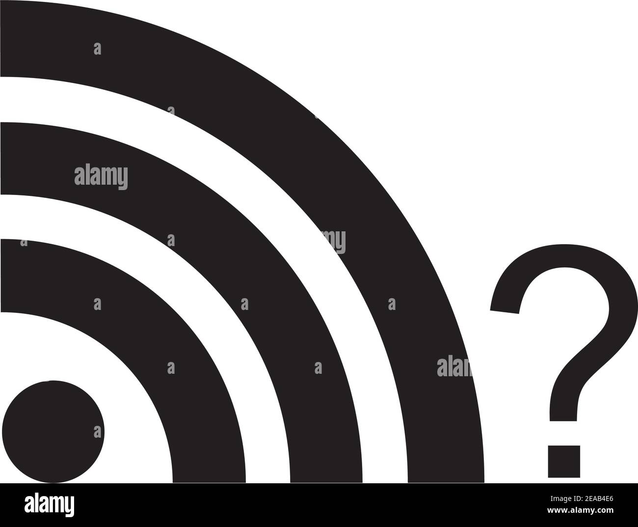 wi-fi icon. internet icon vector Stock Vector Image & Art - Alamy