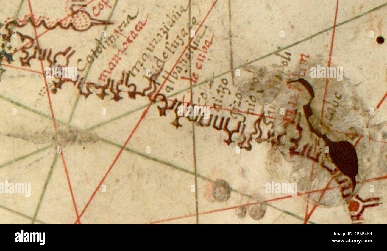 Nautical chart of Mediterranean area, including Europe with British ...