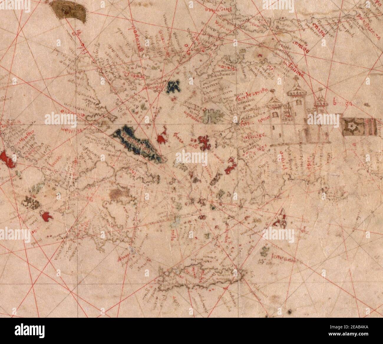 Portolan chart mediterranean hi-res stock photography and images - Alamy