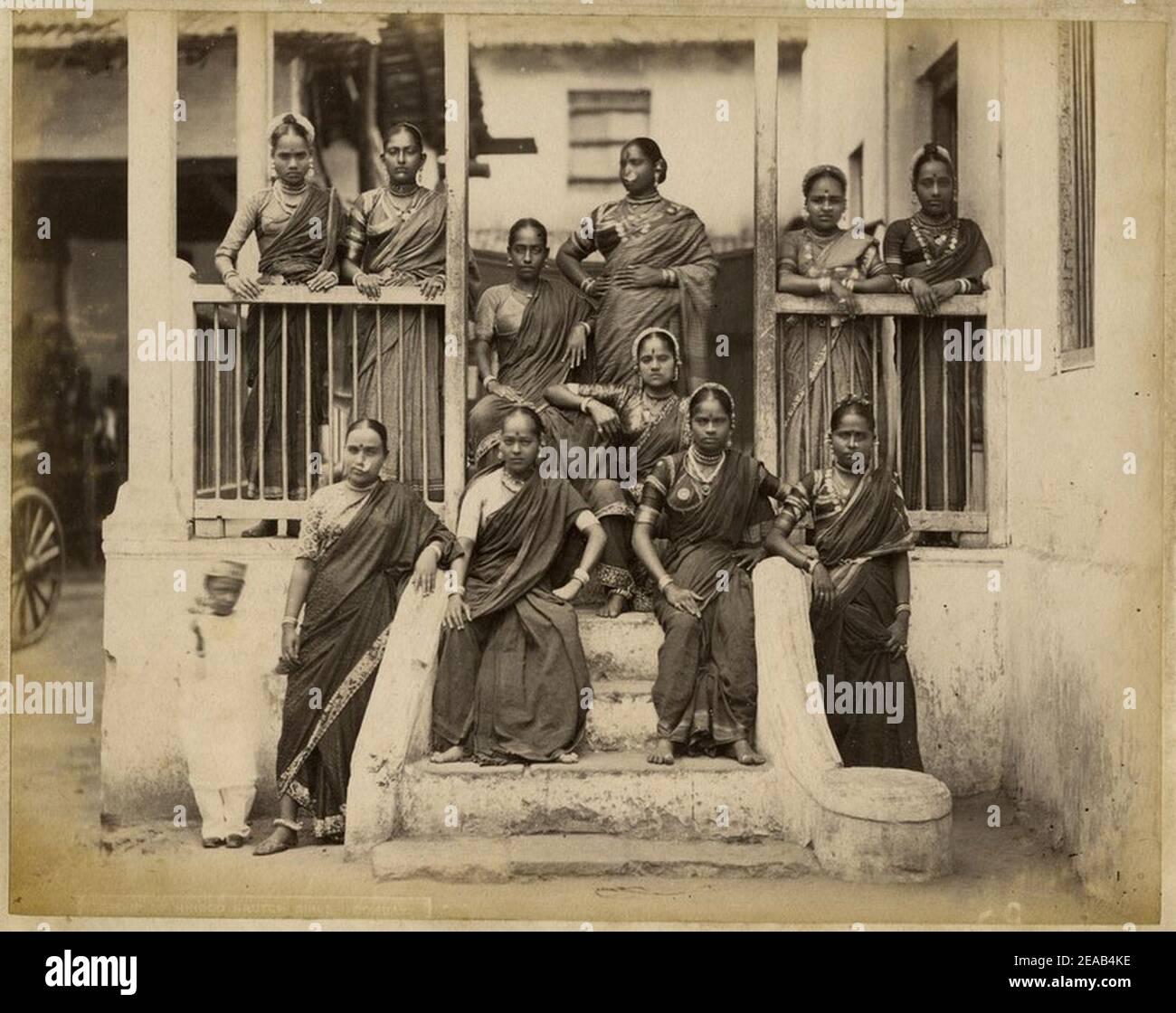 Nautch girls, Bombay Stock Photo - Alamy