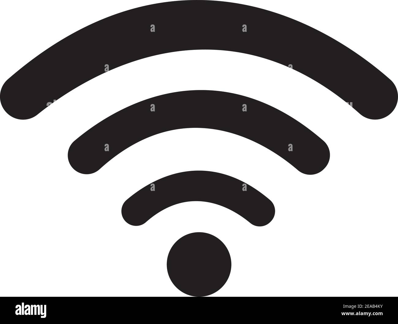 wi-fi icon. internet icon vector Stock Vector Image & Art - Alamy