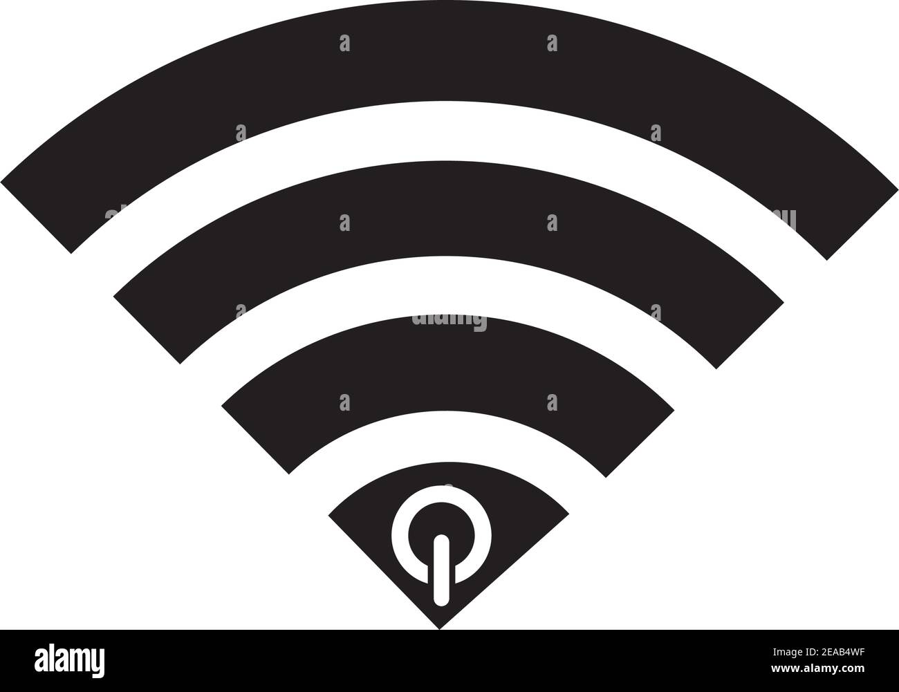 wi-fi icon. internet icon vector Stock Vector Image & Art - Alamy
