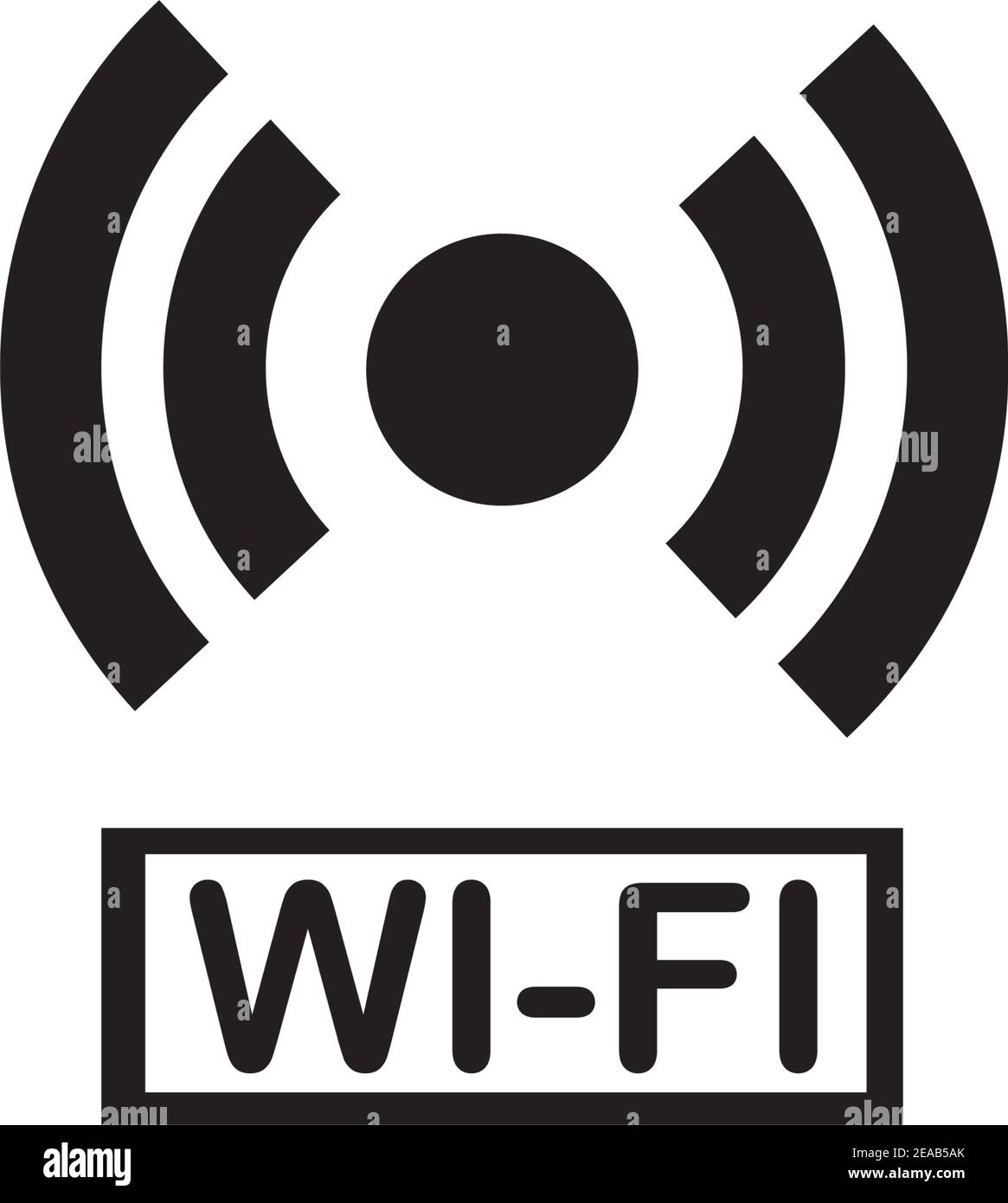 wi-fi icon. internet icon vector Stock Vector Image & Art - Alamy