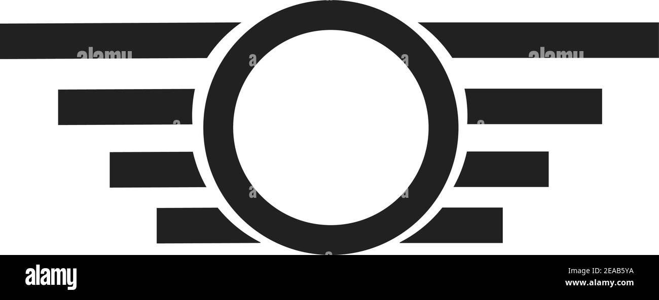 Wing Falcon Logo Template vector illustration design Stock Vector Image ...