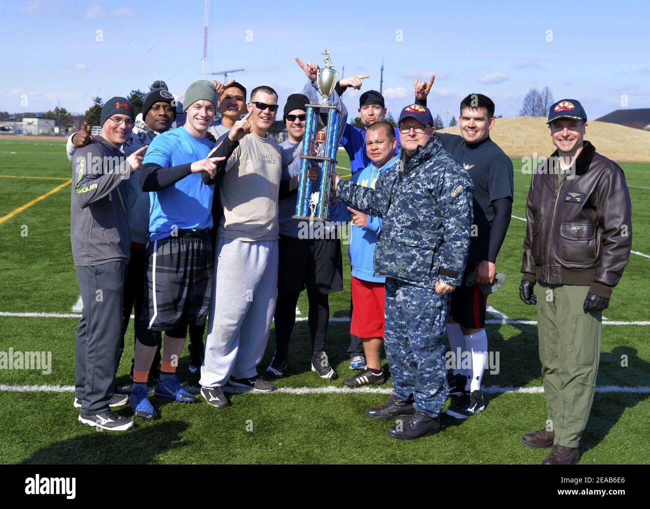 Naval Air Facility Misawa hosts the 2016 Annual Snow Bowl 160304 Stock ...