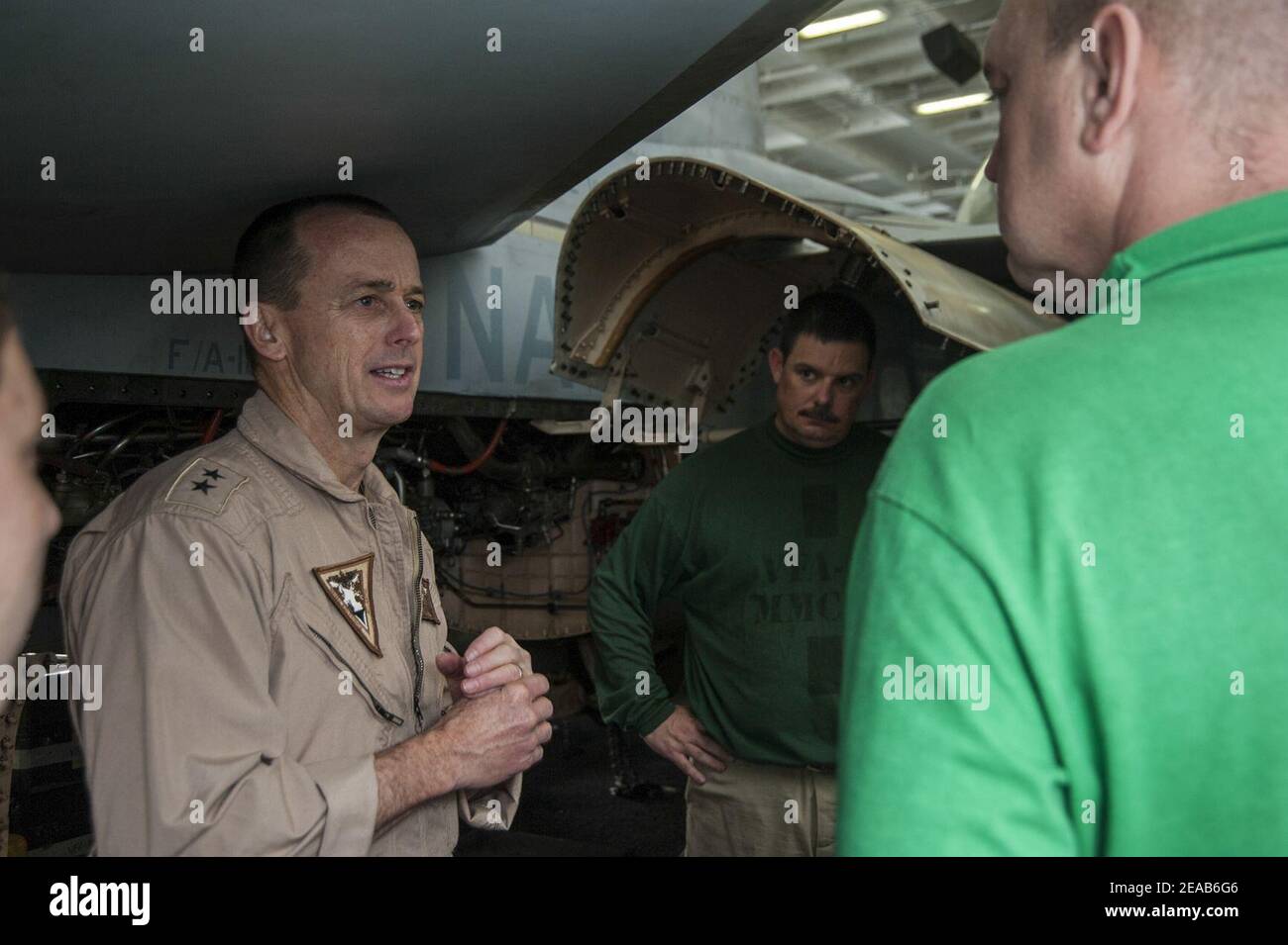 Naval Air Force Atlantic commander meets with CVW 17 senior enlisted ...