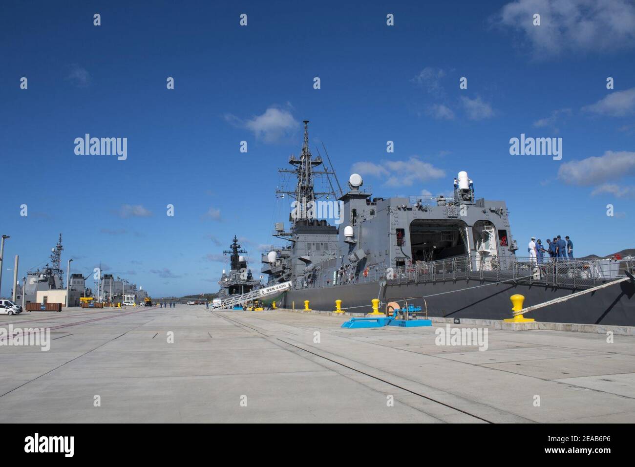 Naval Base Guam hosts US-Japanese ships for Multi-sail 2016 160304 ...
