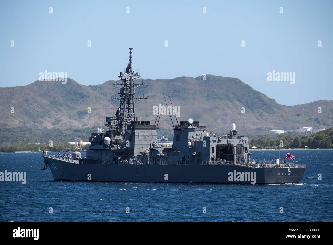 Naval Base Guam hosts US-Japanese ships for Multi-sail 2016 160304 ...