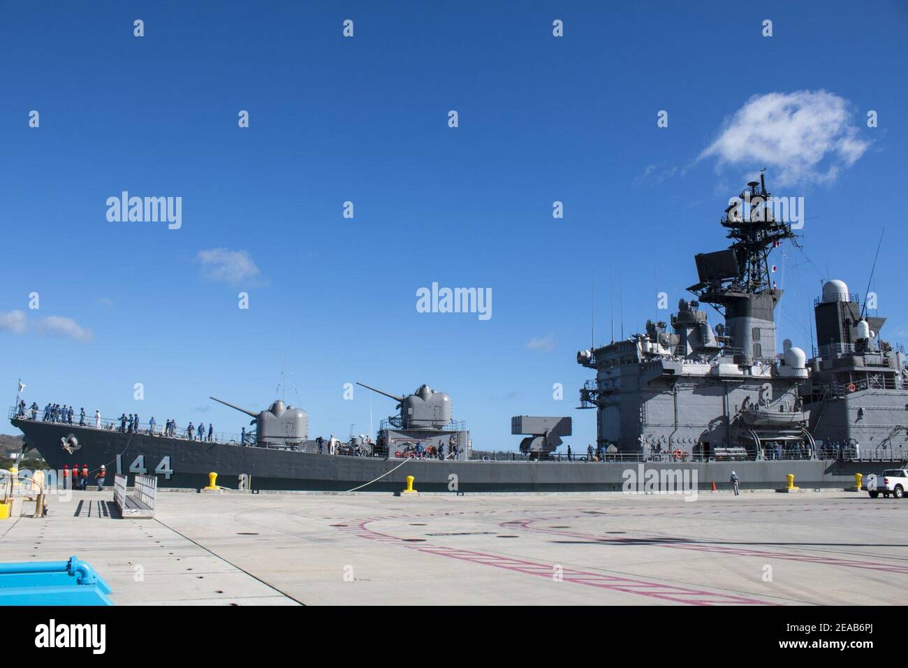 Naval Base Guam hosts US-Japanese ships for Multi-sail 2016 160304 ...