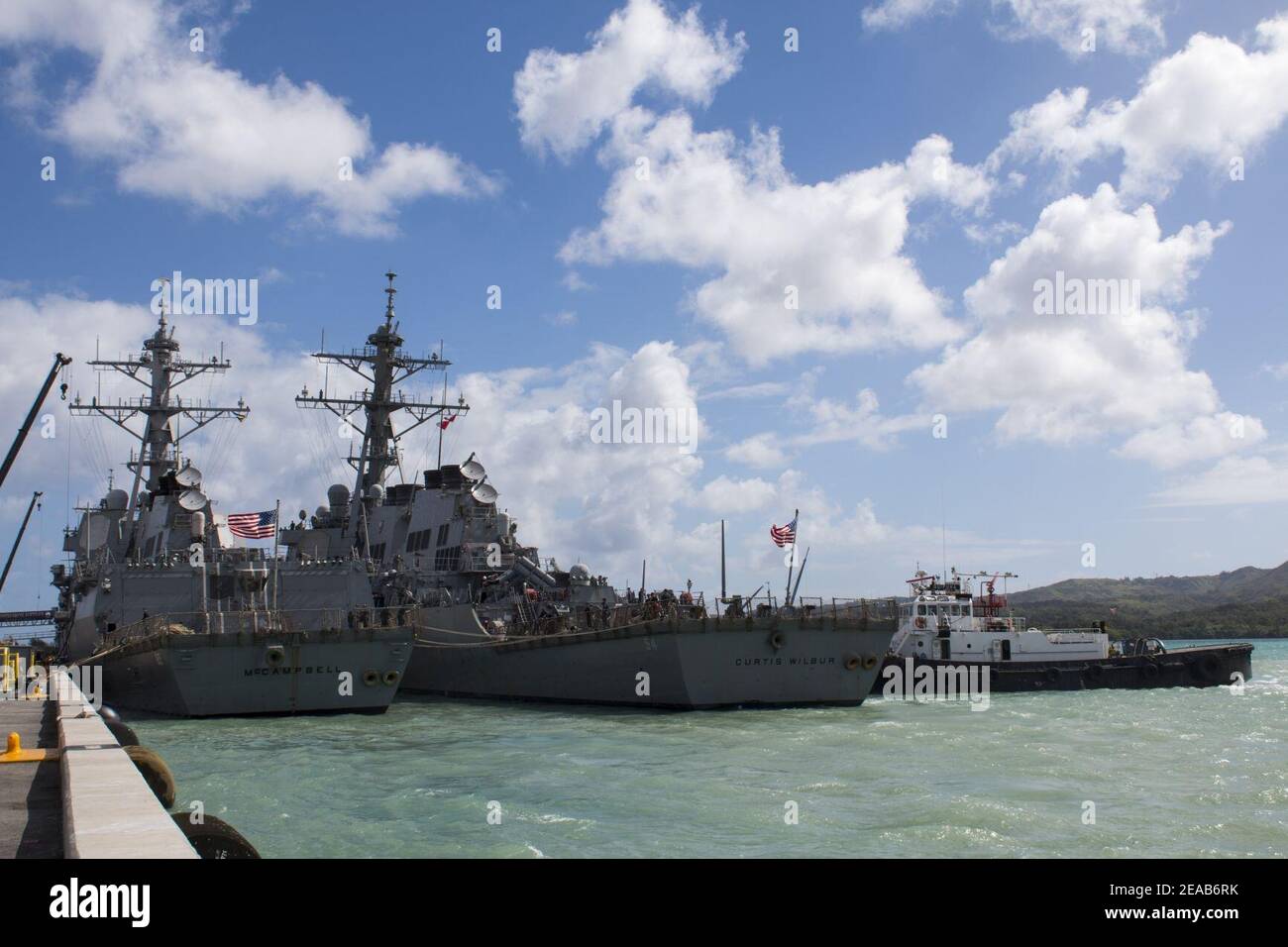 Naval Base Guam hosts US-Japanese ships for Multi-sail 2016 160304 ...