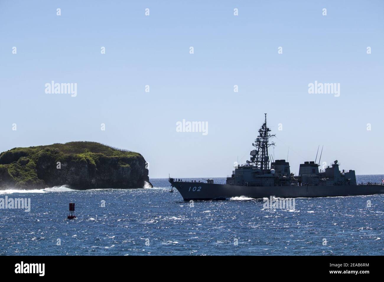 Naval Base Guam hosts US-Japanese ships for Multi-sail 2016 160304 ...
