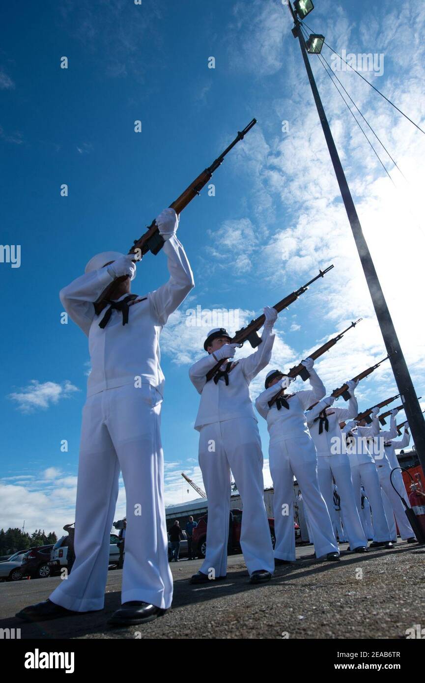 Naval Base Kitsap Battle of Midway Commemoration 150604 Stock Photo - Alamy