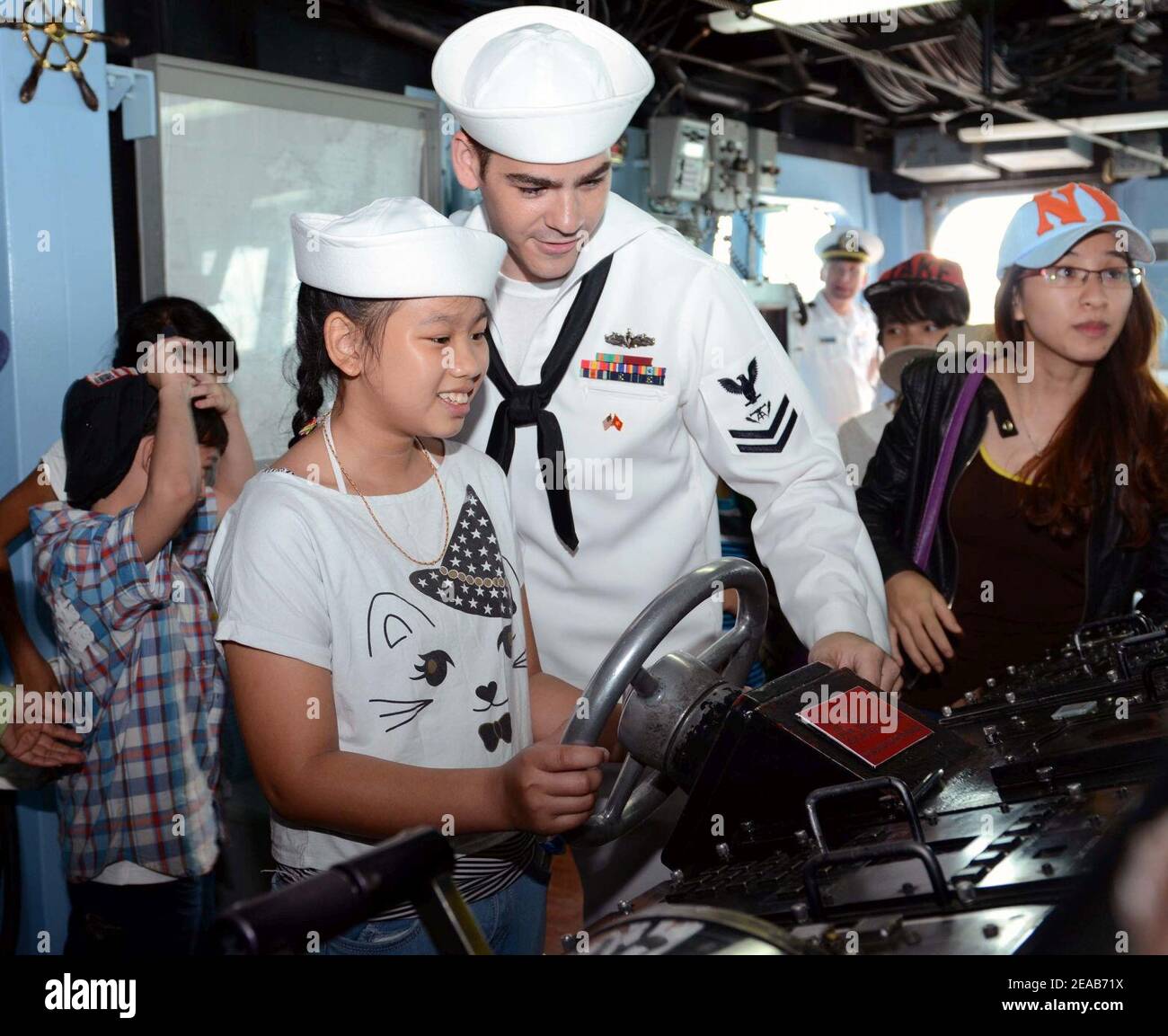Naval Engagement Activity 140409 Stock Photo - Alamy
