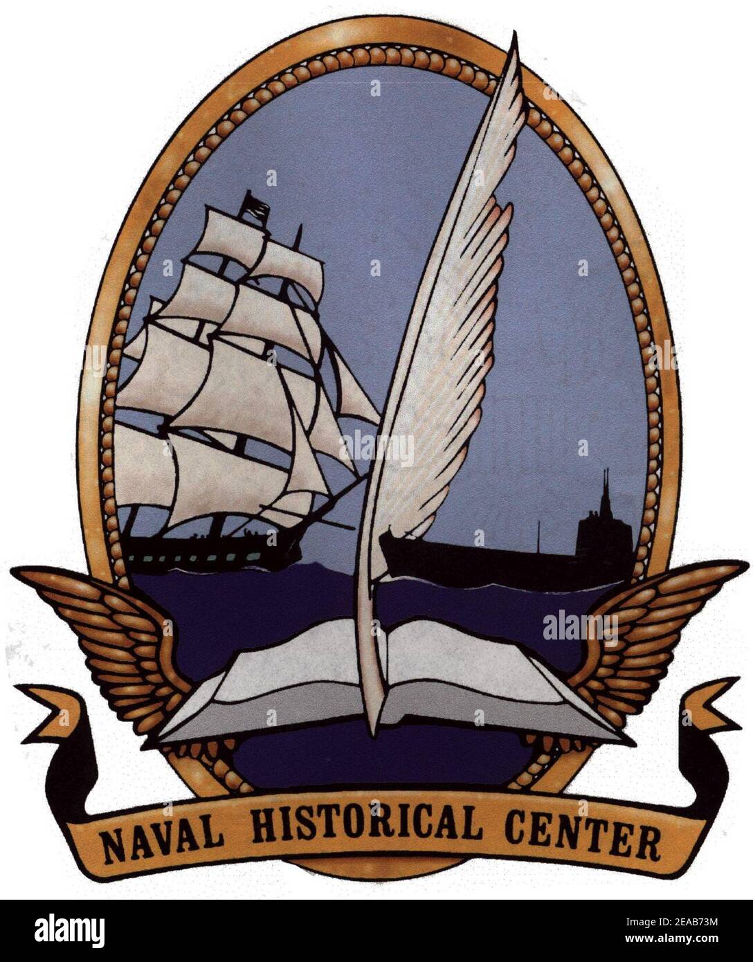 Naval Historical Center logo Stock Photo - Alamy