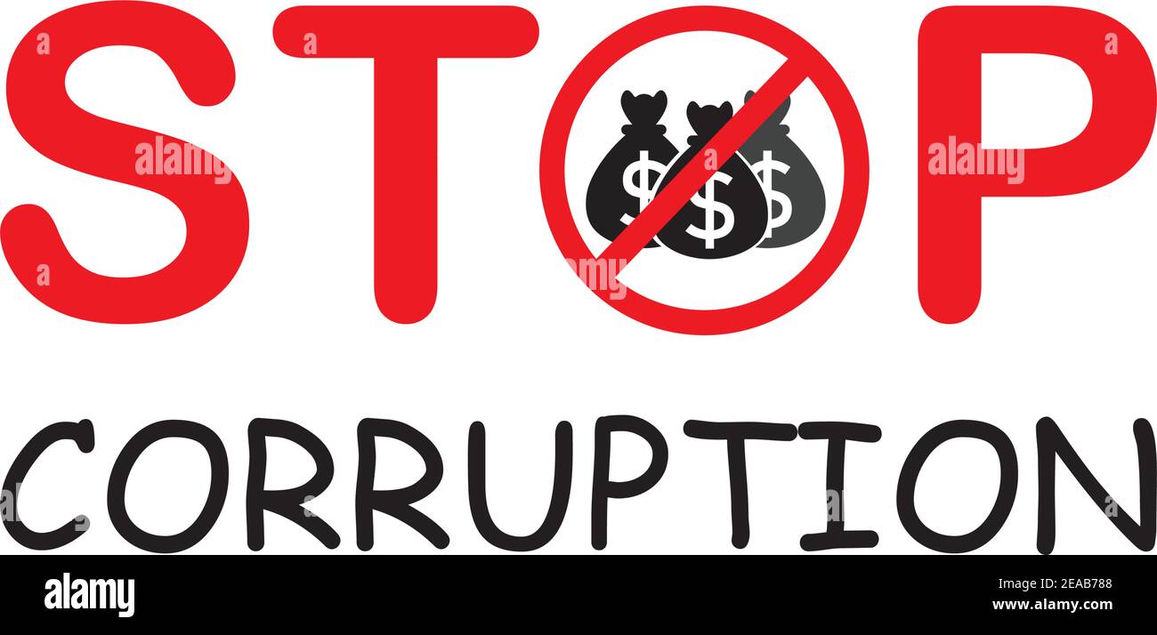 Stop Corruption and International Anti-Corruption Day Stock Vector ...