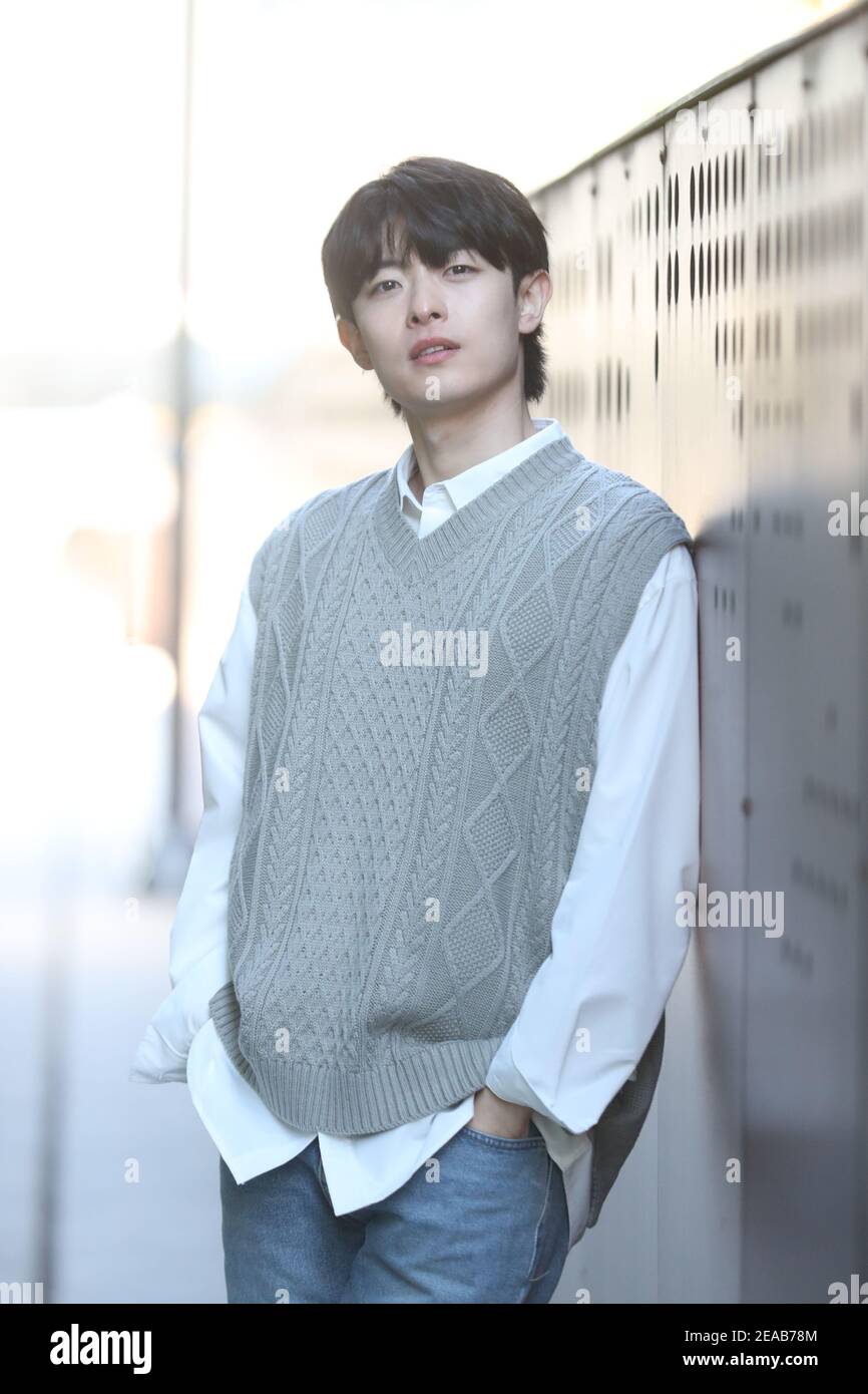 Korea. 09th Feb, 2021: . S. Korean actor Jung Won-chang South Korean actor Jung Won-chang poses ...