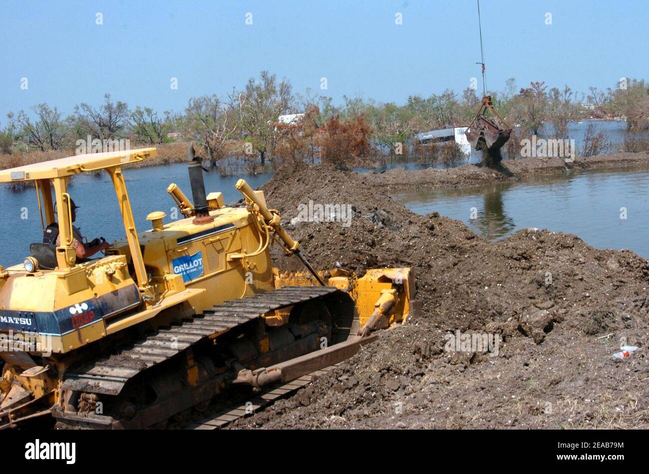 Naval Mobile Construction Battalion Four Zero - Komatsu bulldozer Stock ...