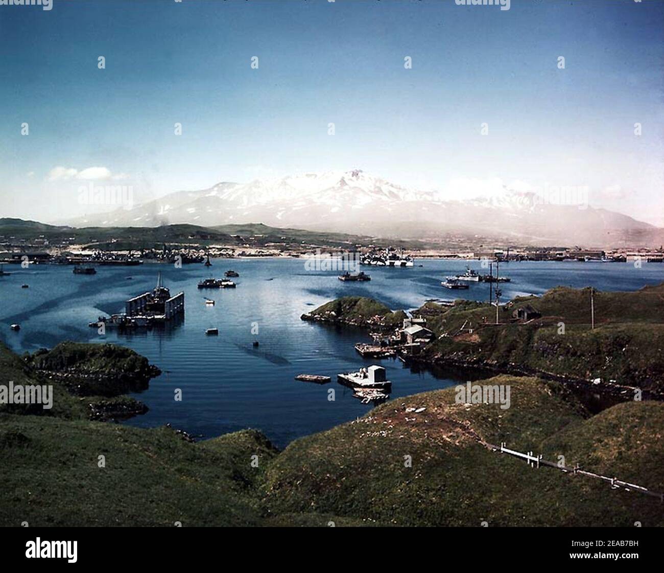 Naval Operating Base Adak in summer 1944 (03 Stock Photo - Alamy