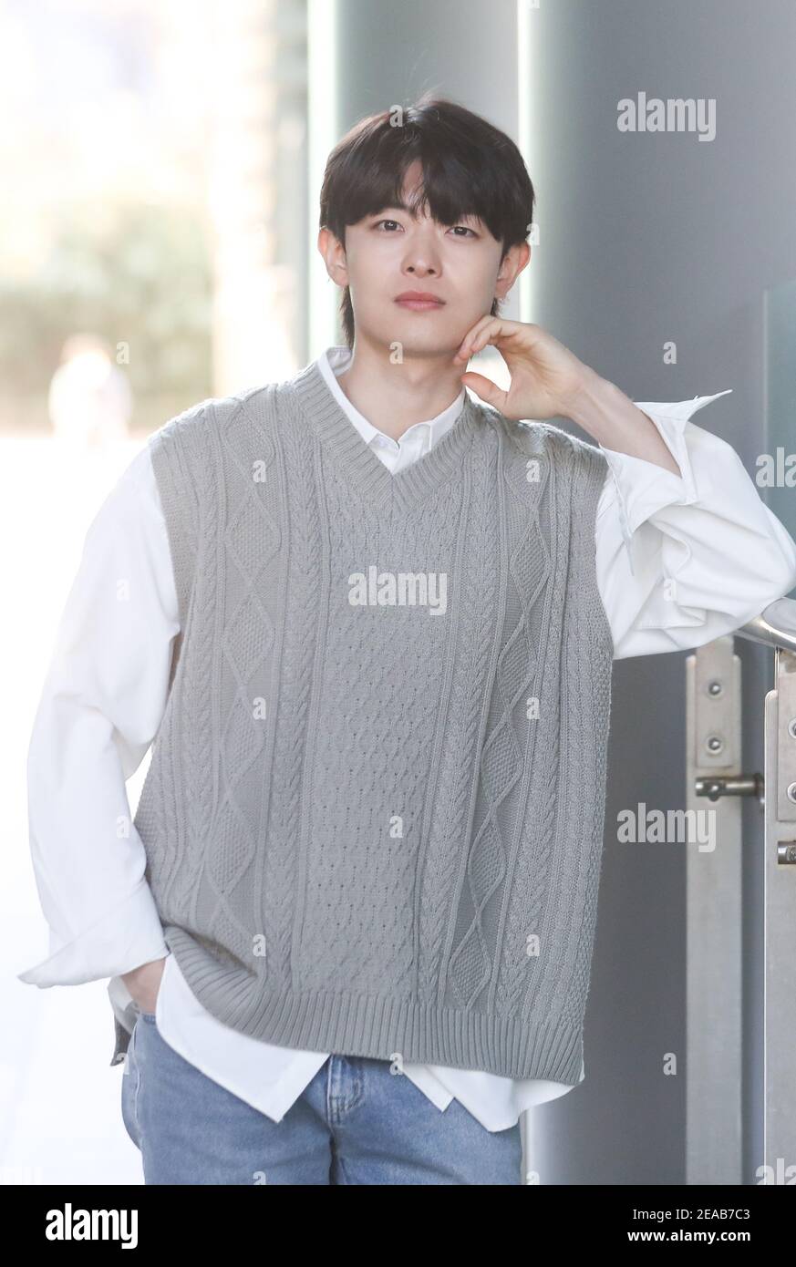 Korea. 09th Feb, 2021: . S. Korean actor Jung Won-chang South Korean actor Jung Won-chang poses ...