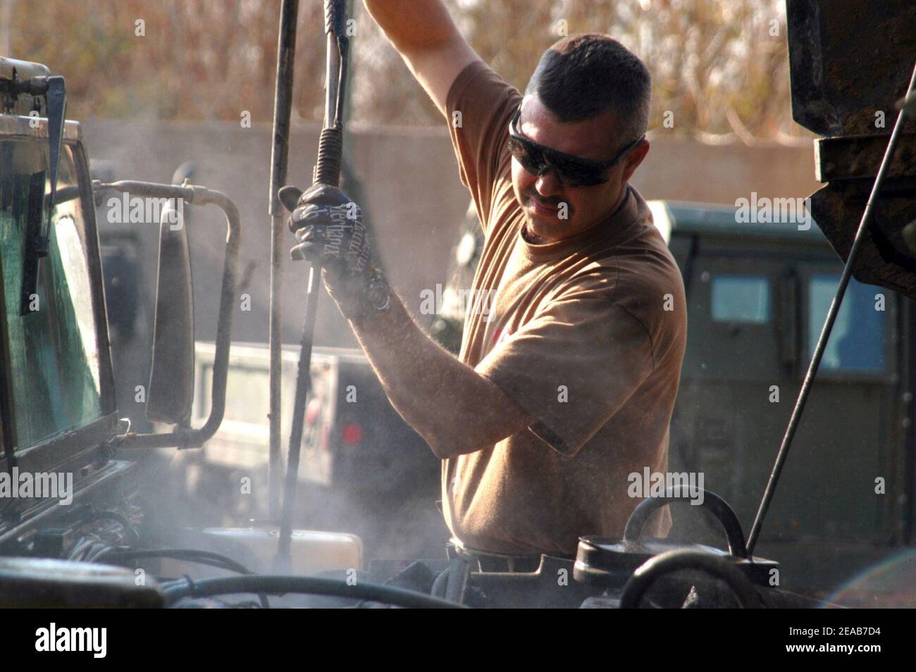 Naval Personnel Conduct Maintenance Stock Photo - Alamy