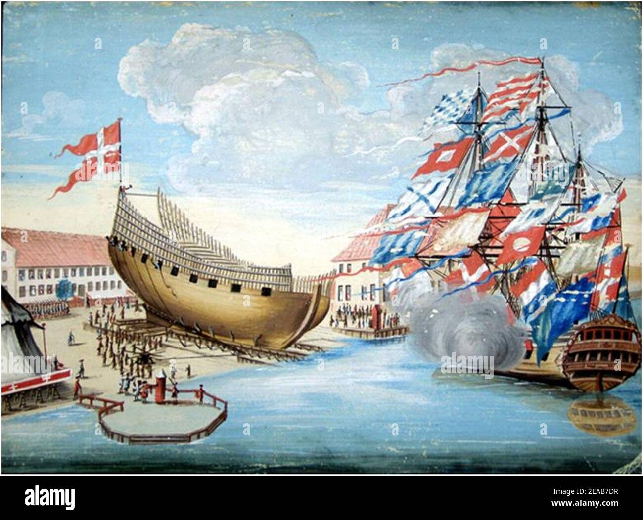 Naval ships at Bremerholm, Copenhagen Stock Photo - Alamy