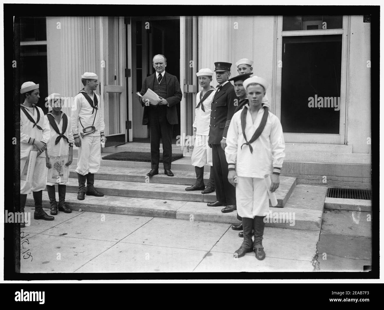 Naval Scouts (at White House, Washington, D.C Stock Photo - Alamy