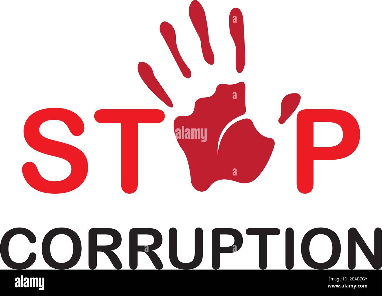 Stop Corruption and International Anti-Corruption Day Stock Vector ...