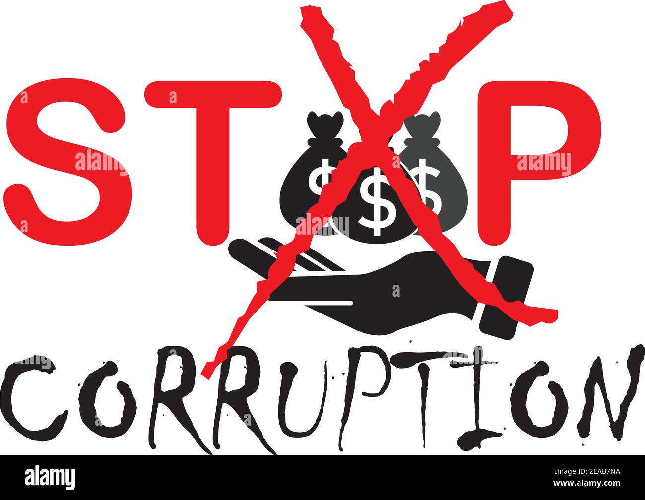 Stop Corruption and International Anti-Corruption Day Stock Vector ...