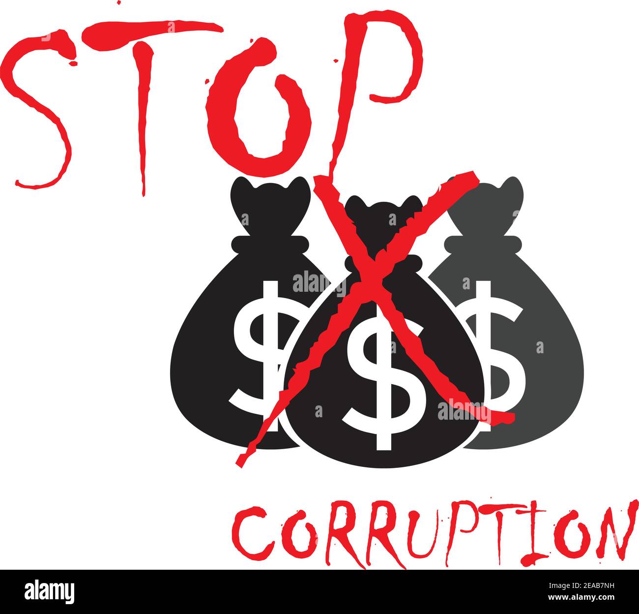 Stop Corruption and International Anti-Corruption Day Stock Vector ...