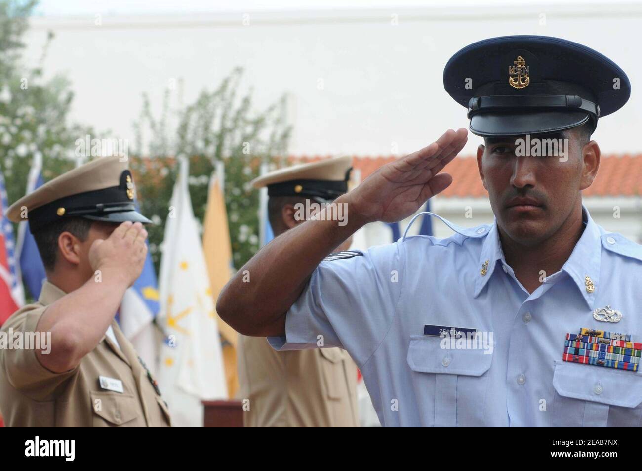Naval Station Rota Chief Petty Officer Pinning Ceremony 140915 Stock ...
