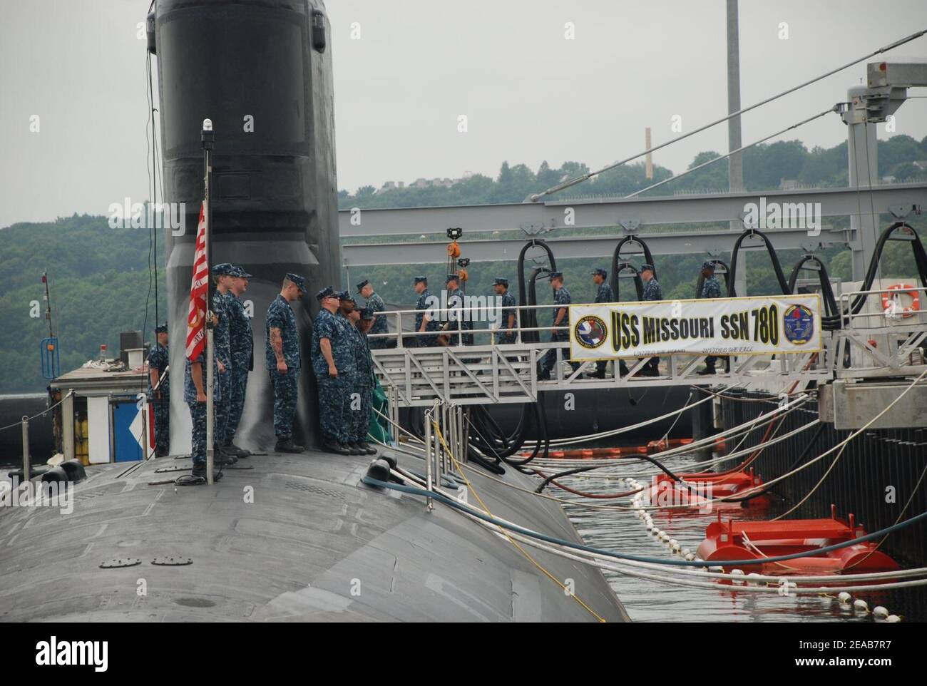 Naval Submarine Base New London Stock Photo - Alamy