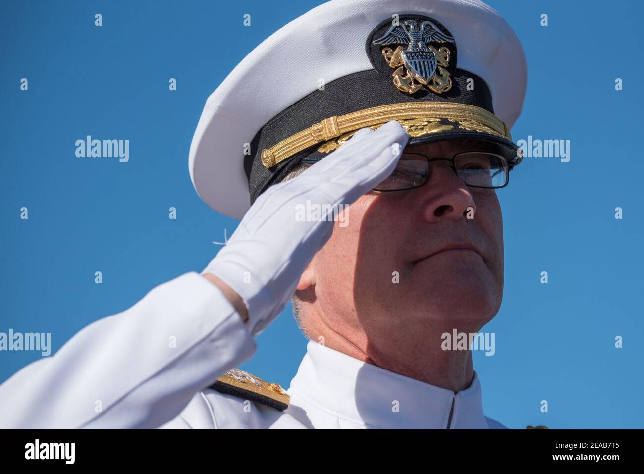 Naval Submarine Training Center holds change of command 170106 Stock ...