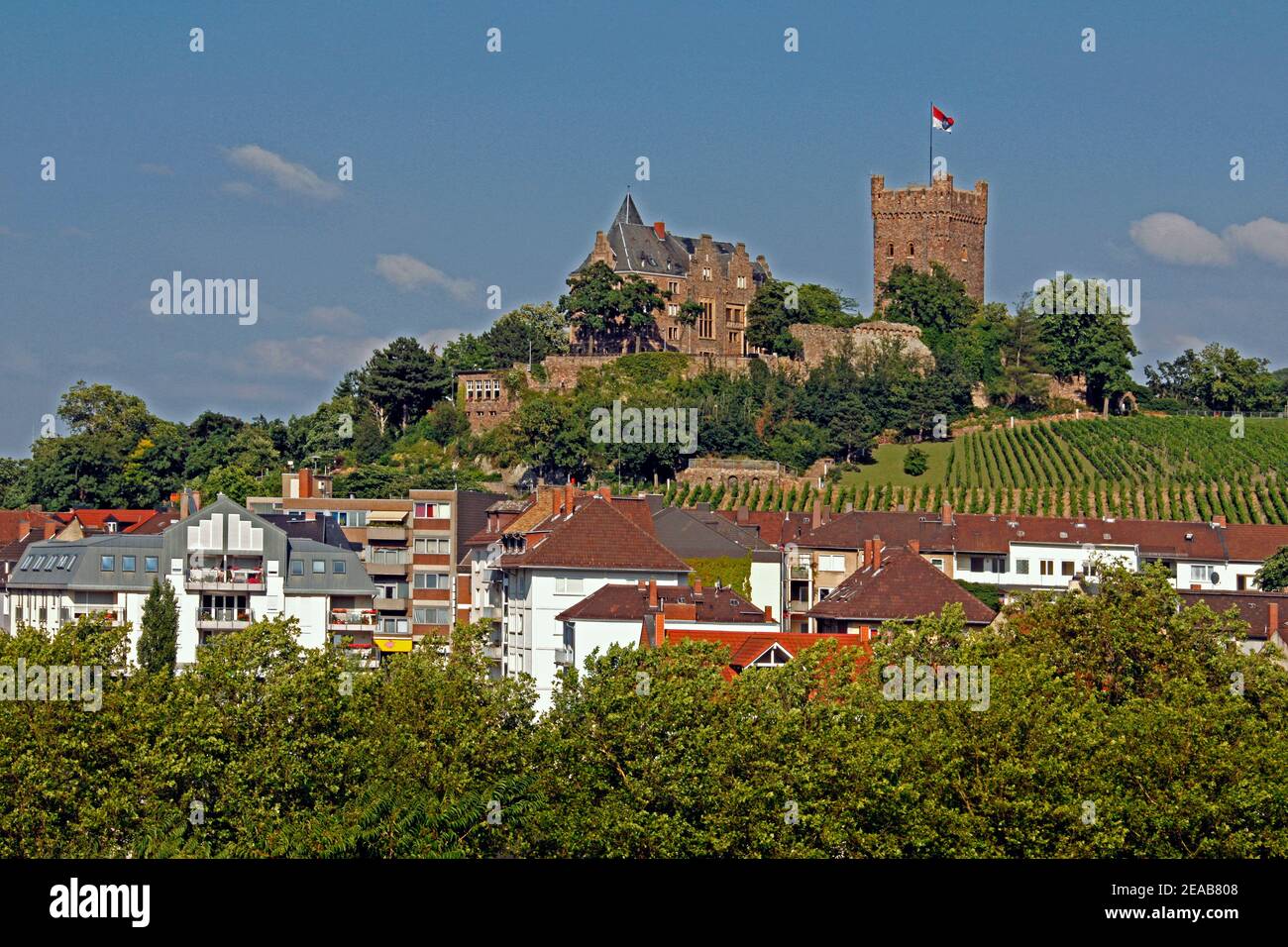 City panorama with klopp castle hi-res stock photography and images - Alamy
