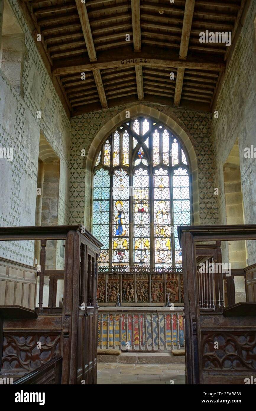 Haddon hall chapel hi-res stock photography and images - Alamy