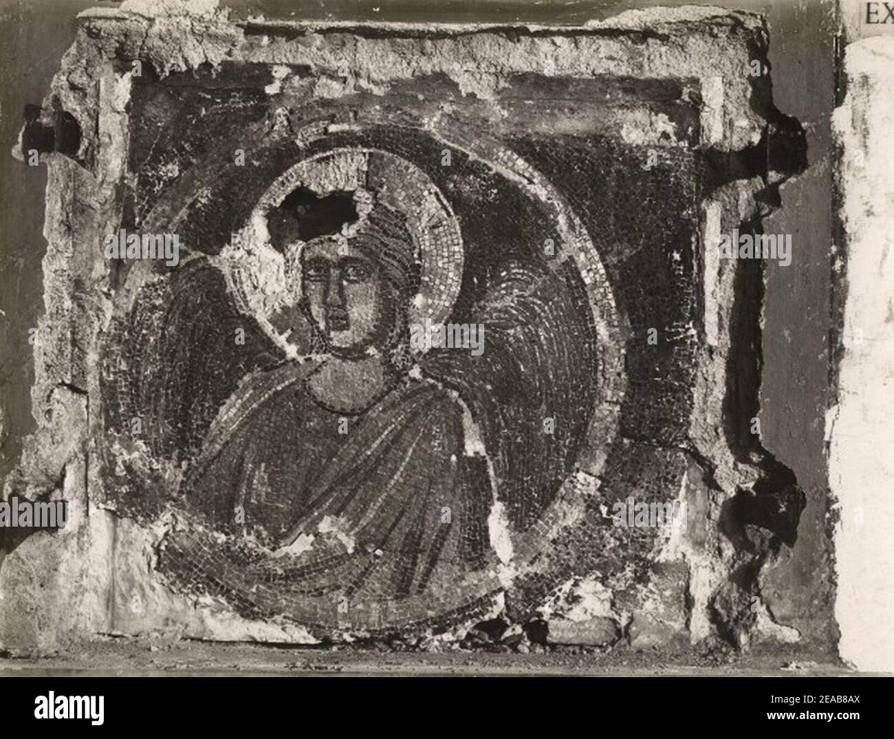 Navicella mosaic - Fragment in Vatican - before restoration 1 Stock ...
