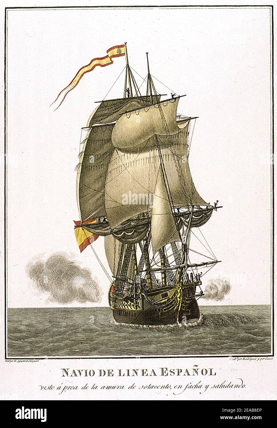 Navio de Linea Espanol Stock Photo - Alamy