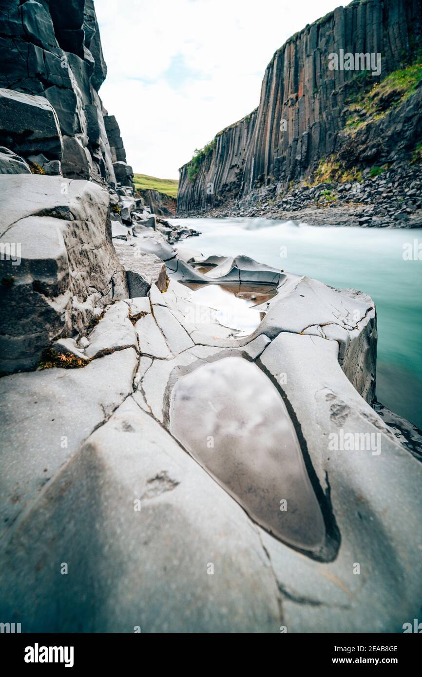 Studlagil canyon iceland hi-res stock photography and images - Alamy