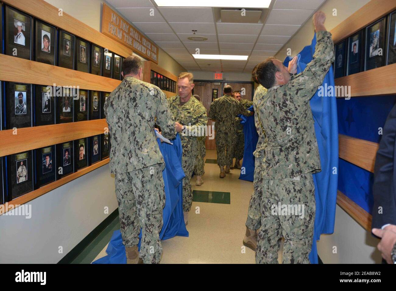 NAVSCIATTS Honors Fallen Brothers 161013 Stock Photo - Alamy