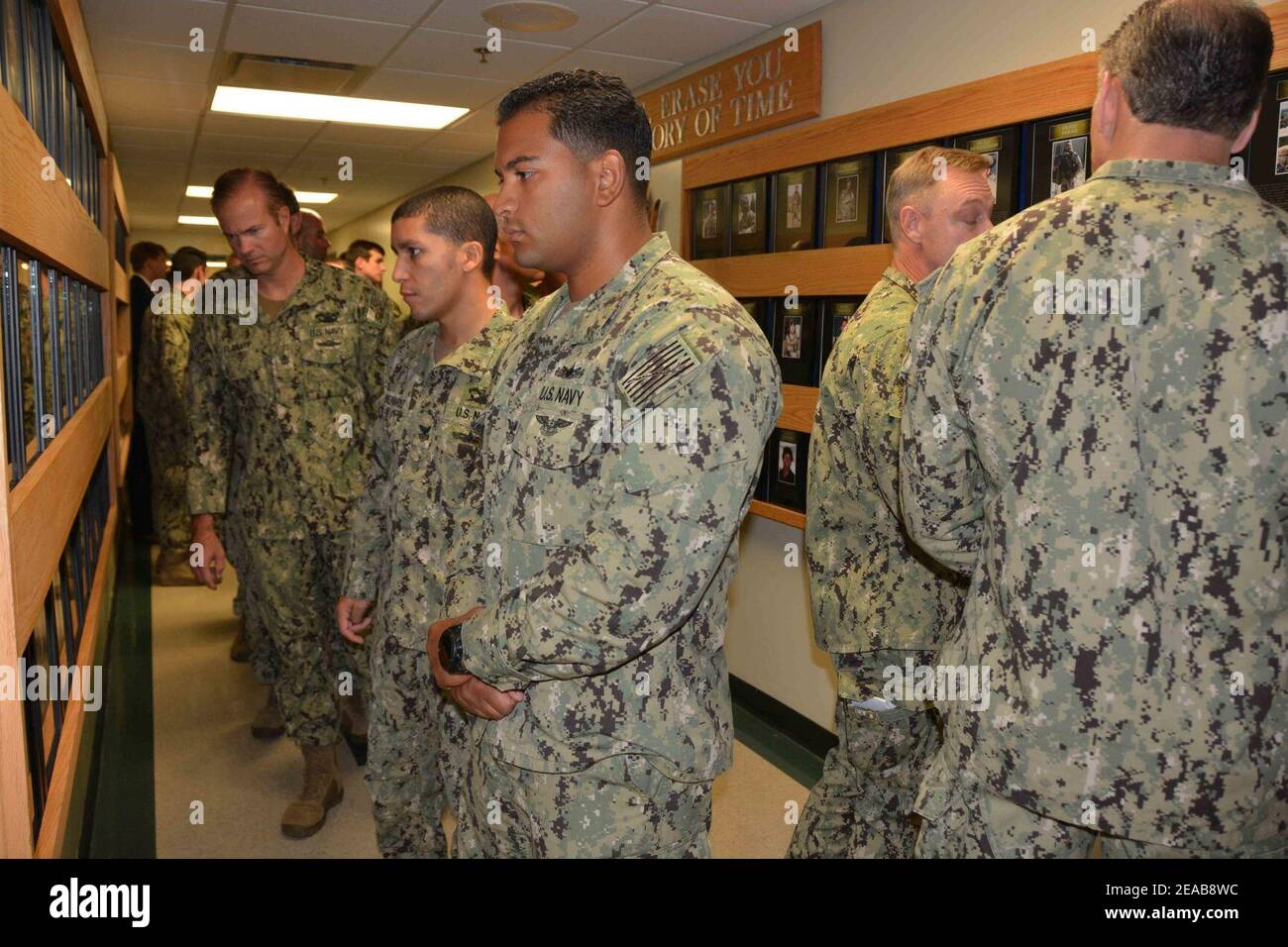 NAVSCIATTS Honors Fallen Brothers 161013 Stock Photo - Alamy