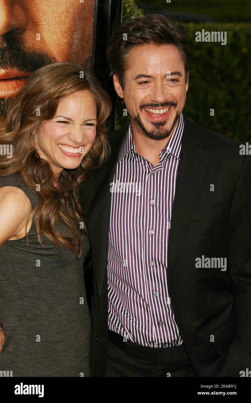 Robert Downey Jr. and Susan Levin, 4-20-2009 Photo By John Barrett ...