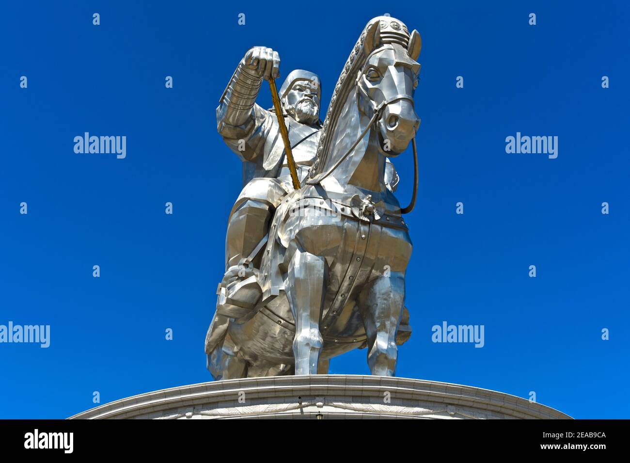 Equestrian statue of Genghis Khan, Genghis Khan Theme Park, Chinggis ...
