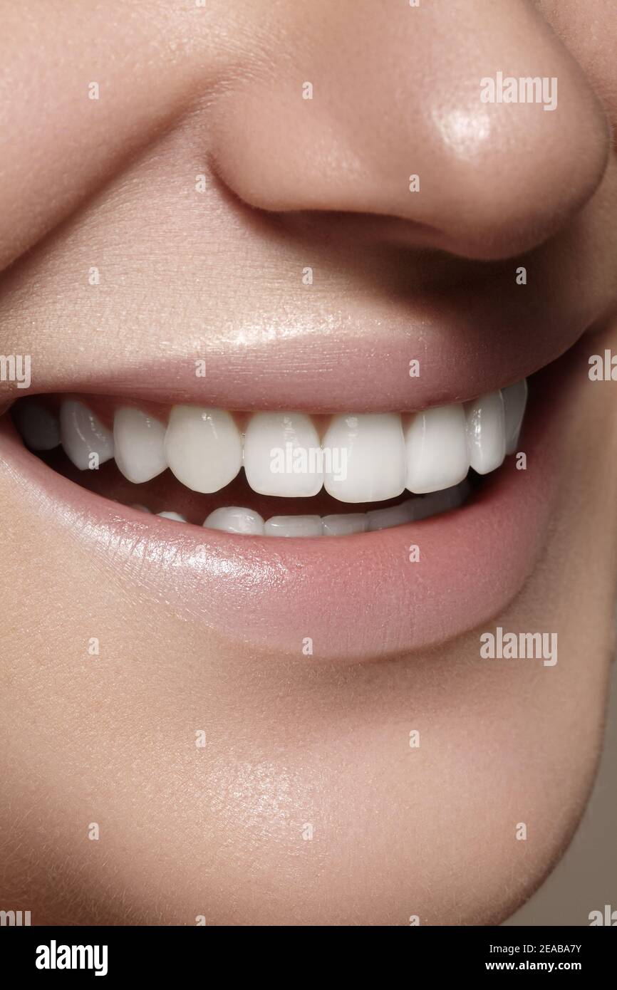 Healthy open mouth closeup teeth hi-res stock photography and images ...