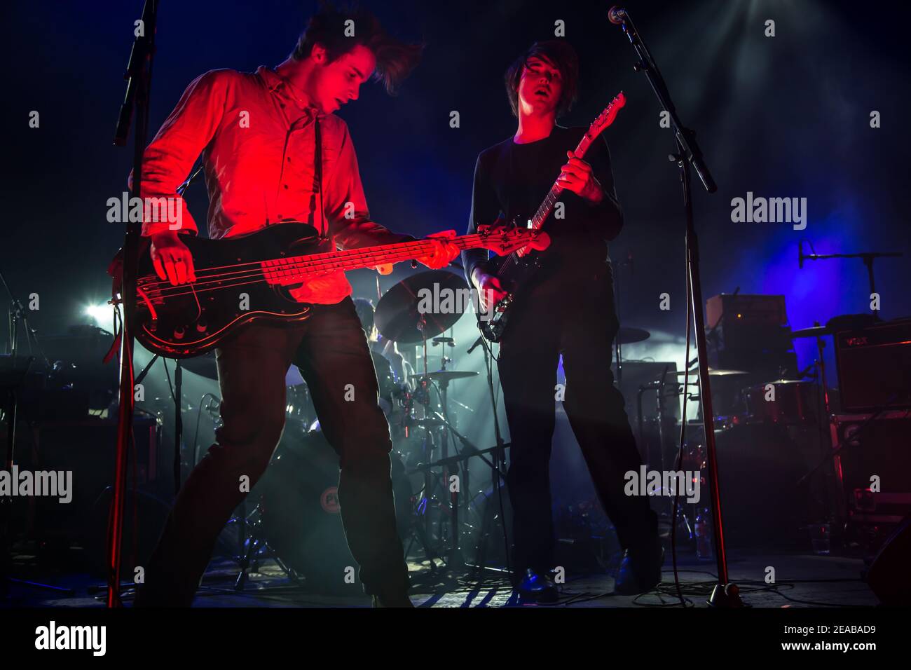 Palma Violets live on stage for the NME Awards show at Brixton, London ...