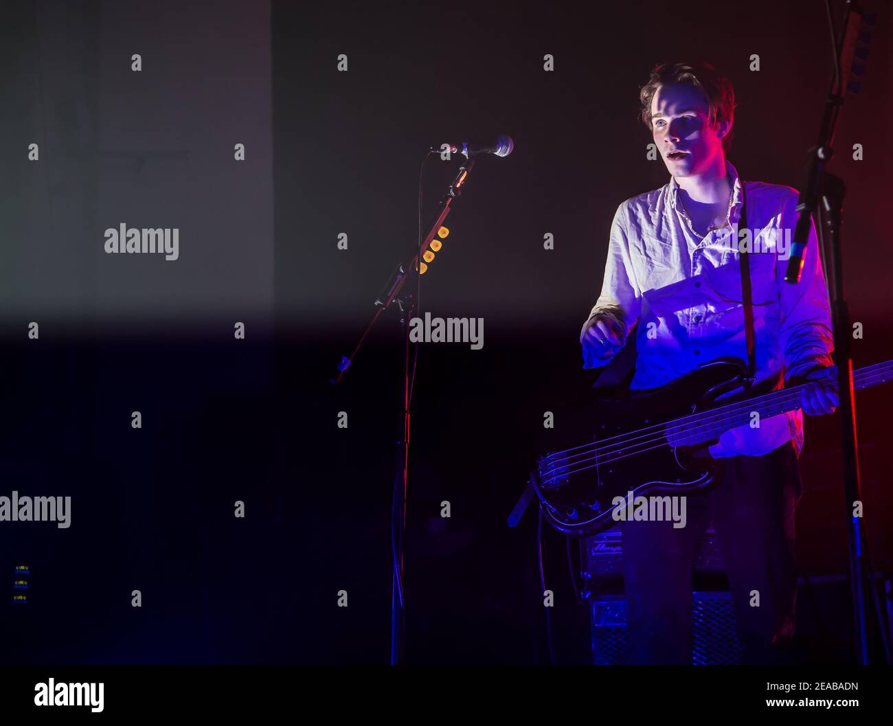 Chilli Jesson of Palma Violets live on stage for the NME Awards show at ...