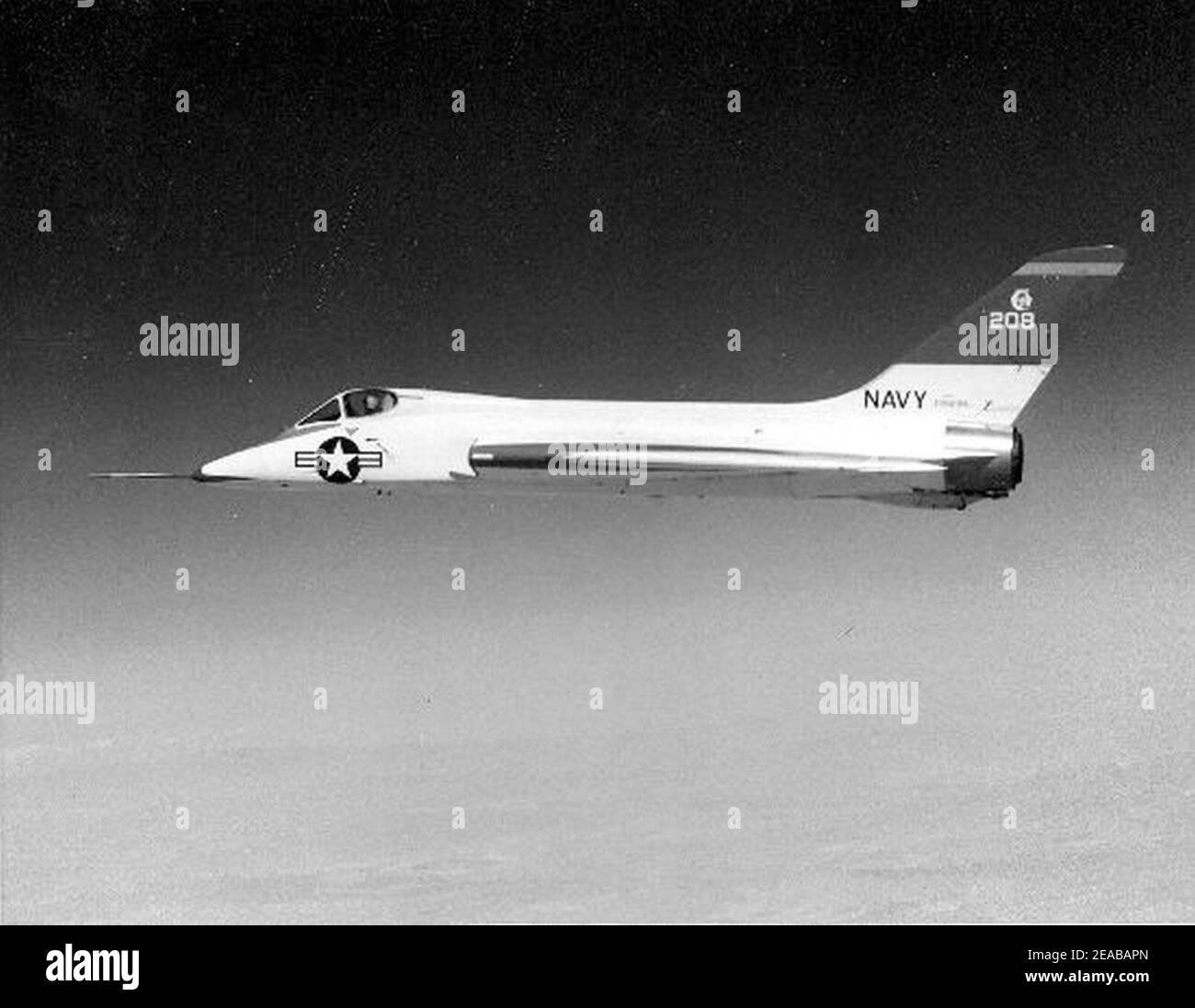 Navy Douglas F5D-1 in flight Stock Photo - Alamy