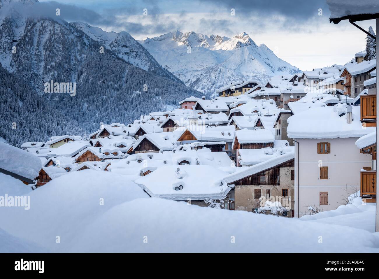 Vermiglio in winter season hi-res stock photography and images - Alamy