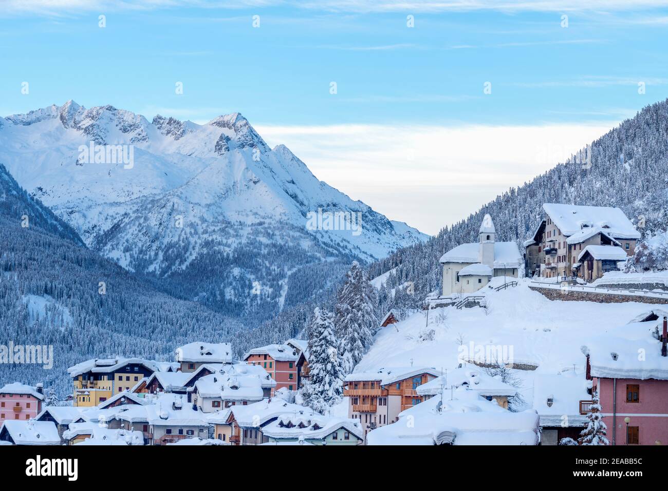 Vermiglio in winter season hi-res stock photography and images - Alamy