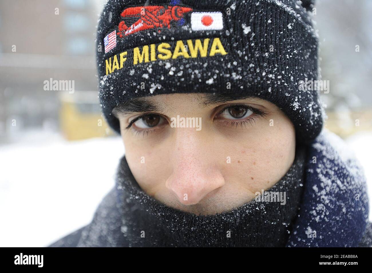 Navy Misawa snow team at 64th annual Sapporo Snow Festival 130207 Stock ...