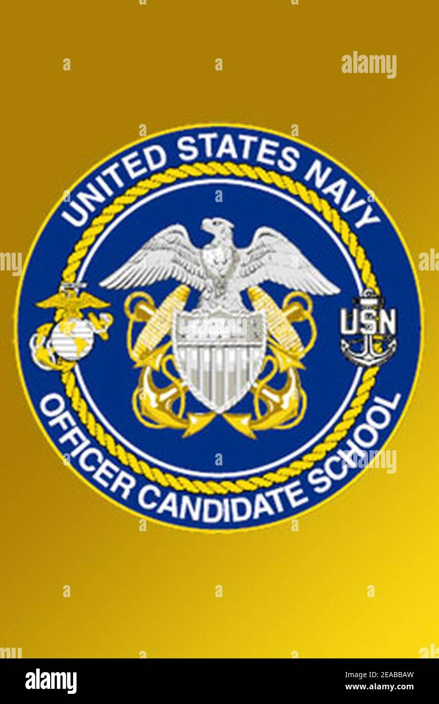 Navy Officer Candidate Logo Stock Photo - Alamy